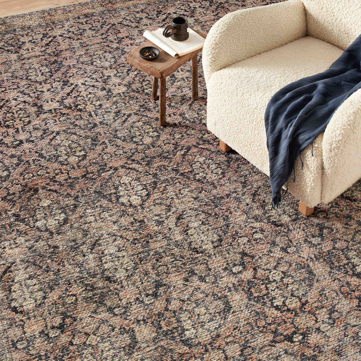 Amber Lewis × Loloi Billie Ink | Salmon Rug – piper & oak